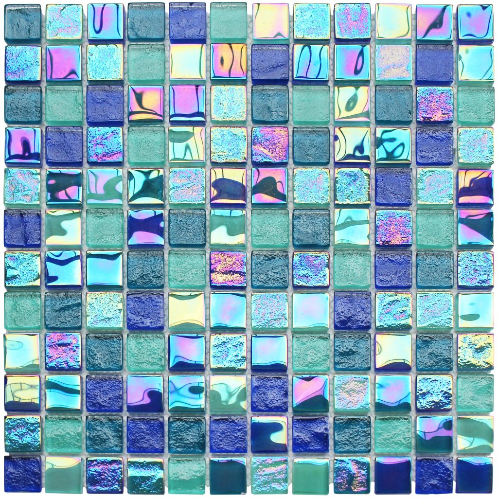 Create a tranquil space with custom glass pool tiles