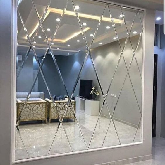 Custom glass mirror tiles reflect your style