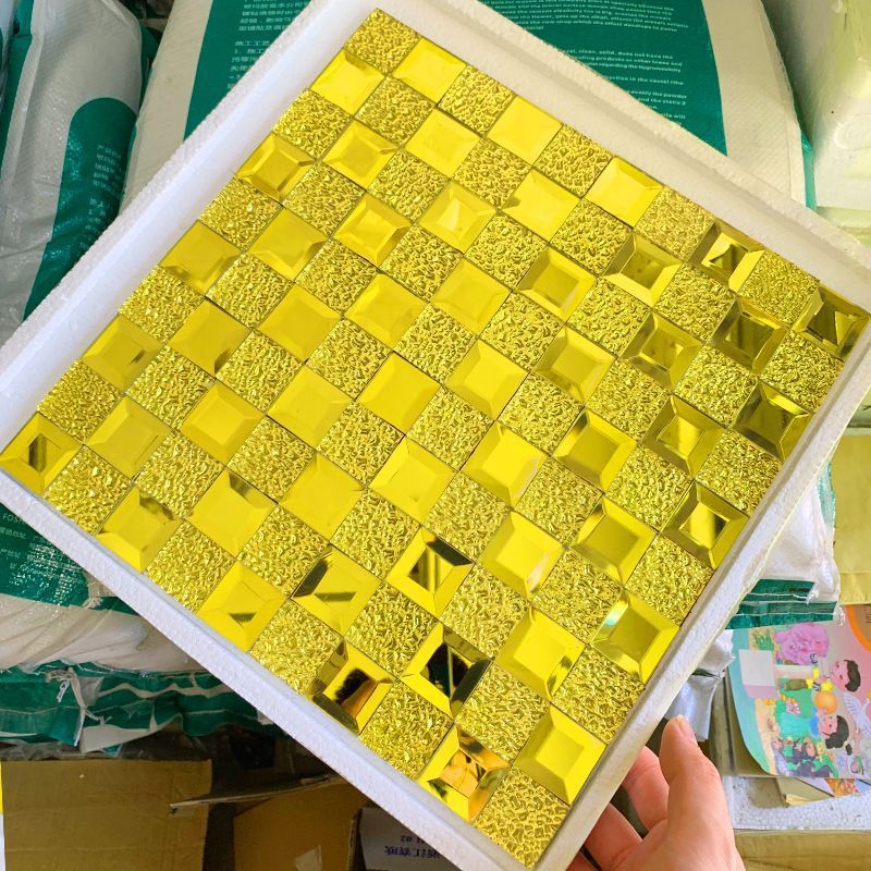 Custom glass mosaic tiles for contemporary interiors
