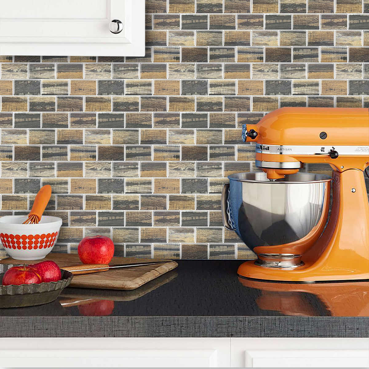 Custom glass subway tiles for a minimalist aesthetic