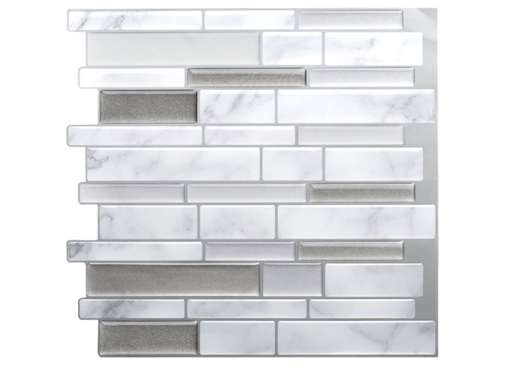 Custom glass subway tiles for a sleek look