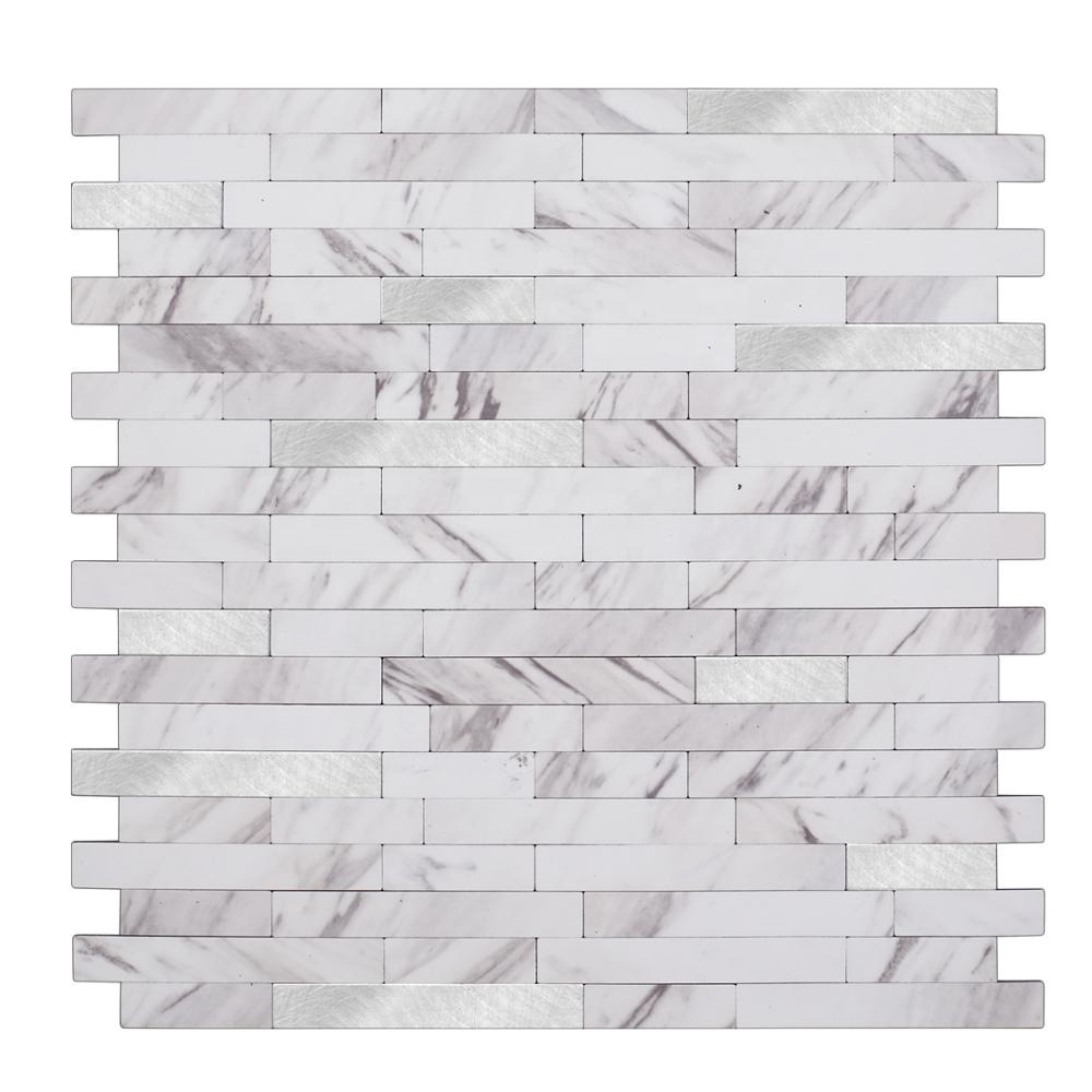 Custom glass subway tiles for a sleek look