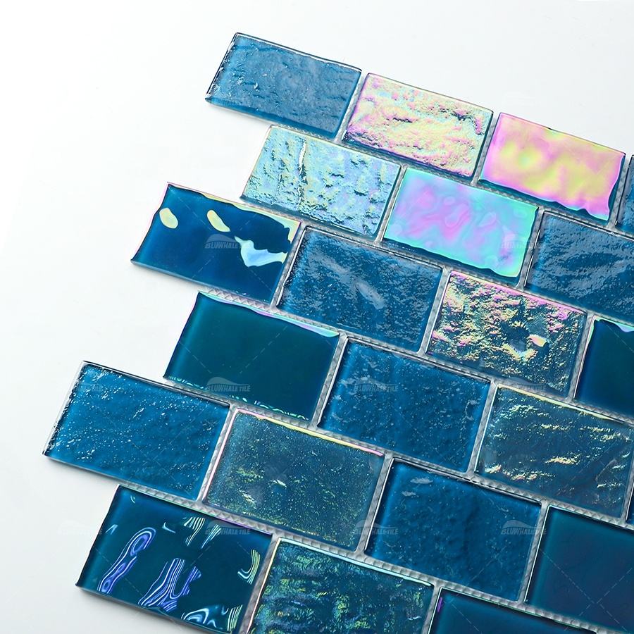 Custom glass subway tiles for luxury homes