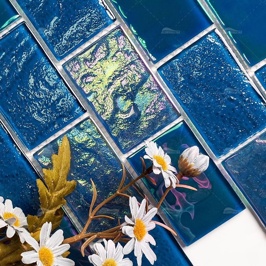 Custom glass subway tiles for luxury homes