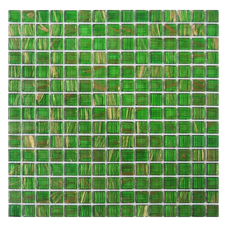 Custom glass wall tiles make a statement