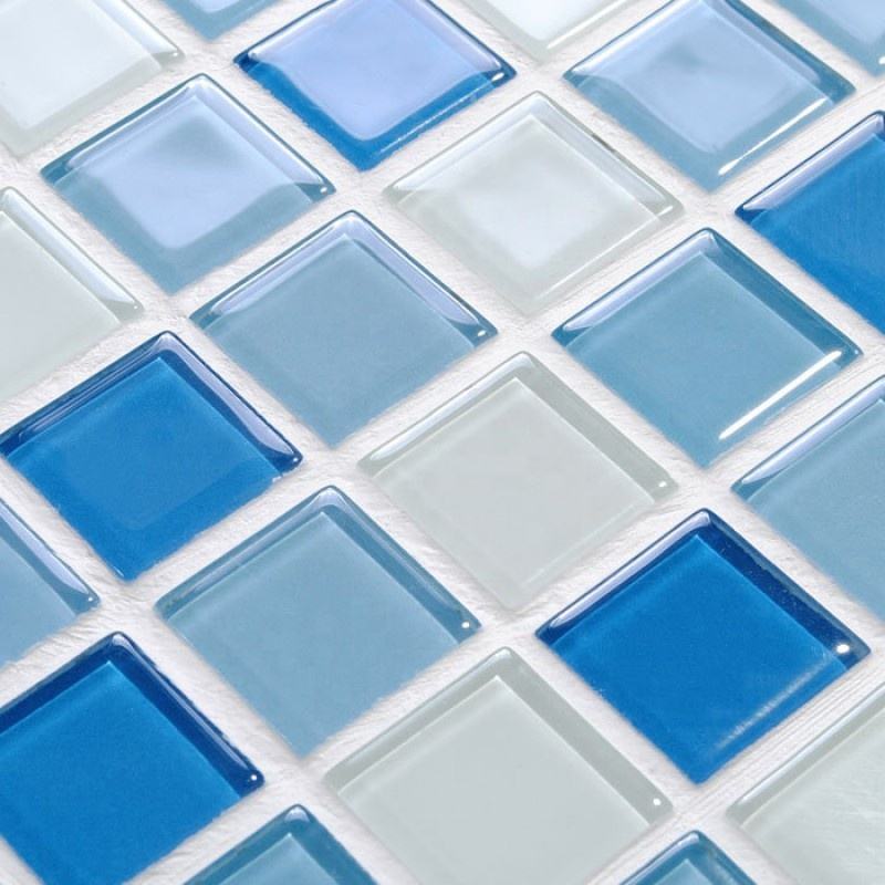 Custom glass wall tiles perfect for accent walls