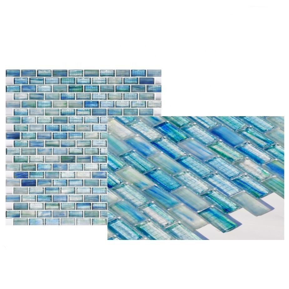 Custom glass wall tiles perfect for accent walls