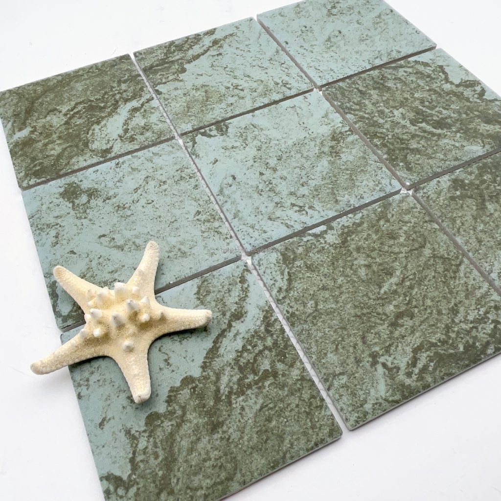 Eco friendly custom glass pool tiles for sustainable pools