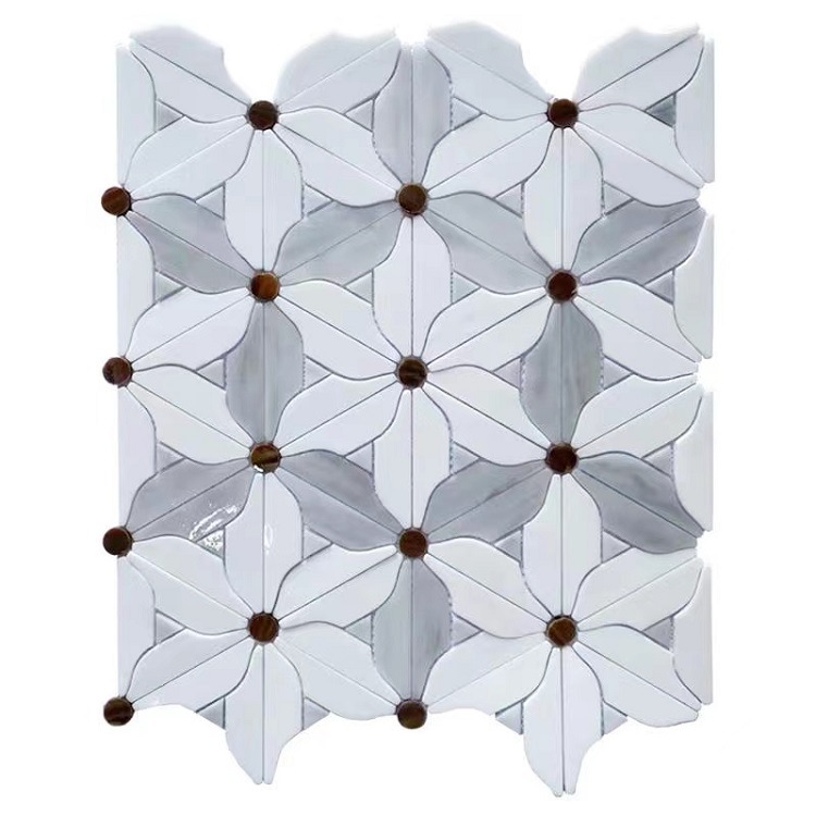 Personalized designs with custom glass mosaic tiles