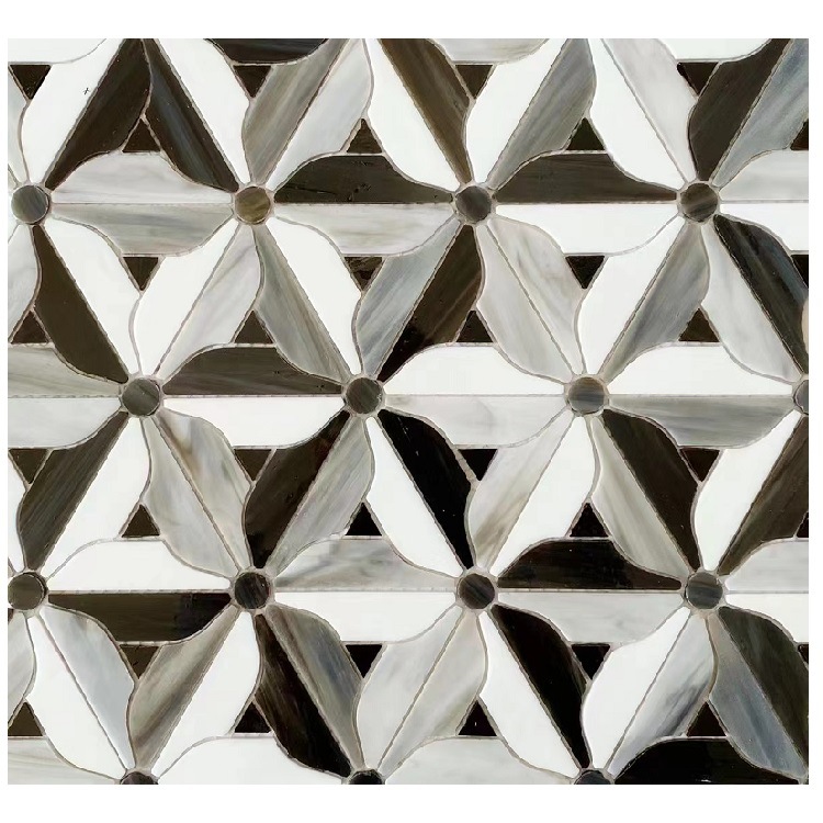 Personalized designs with custom glass mosaic tiles