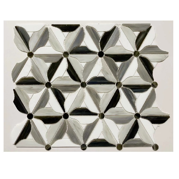 Personalized designs with custom glass mosaic tiles