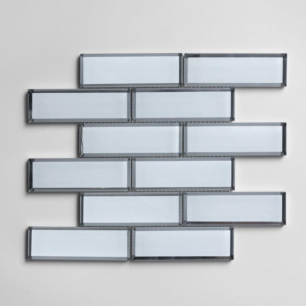 Stylish custom glass subway tiles for any room