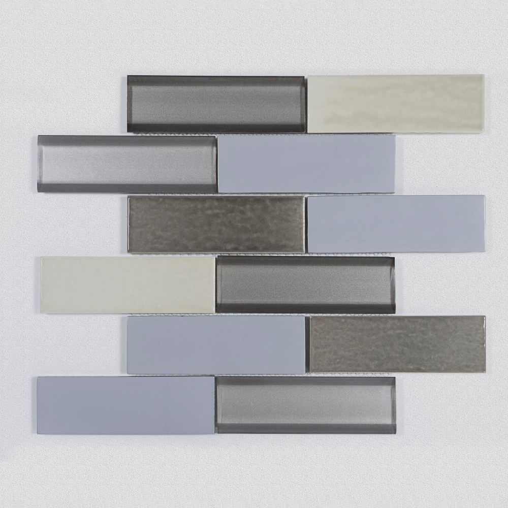 Unique custom glass subway tiles for bathrooms