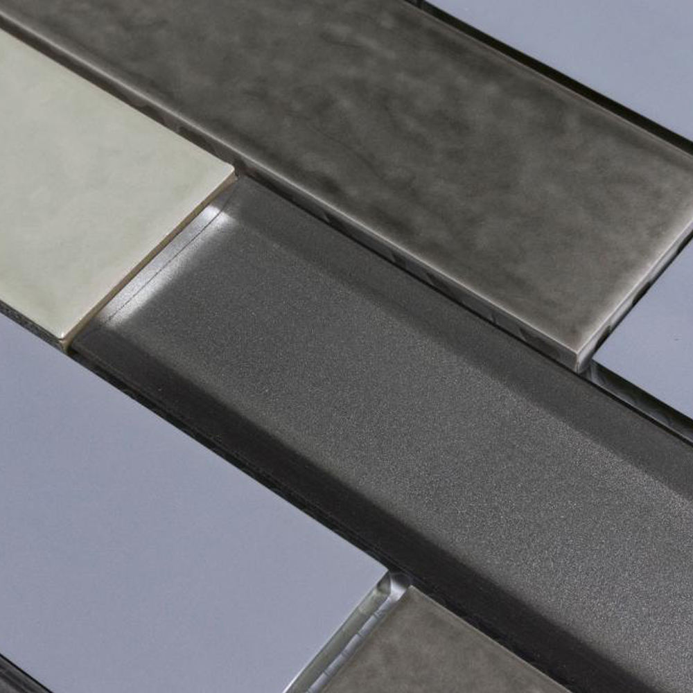 Unique custom glass subway tiles for bathrooms
